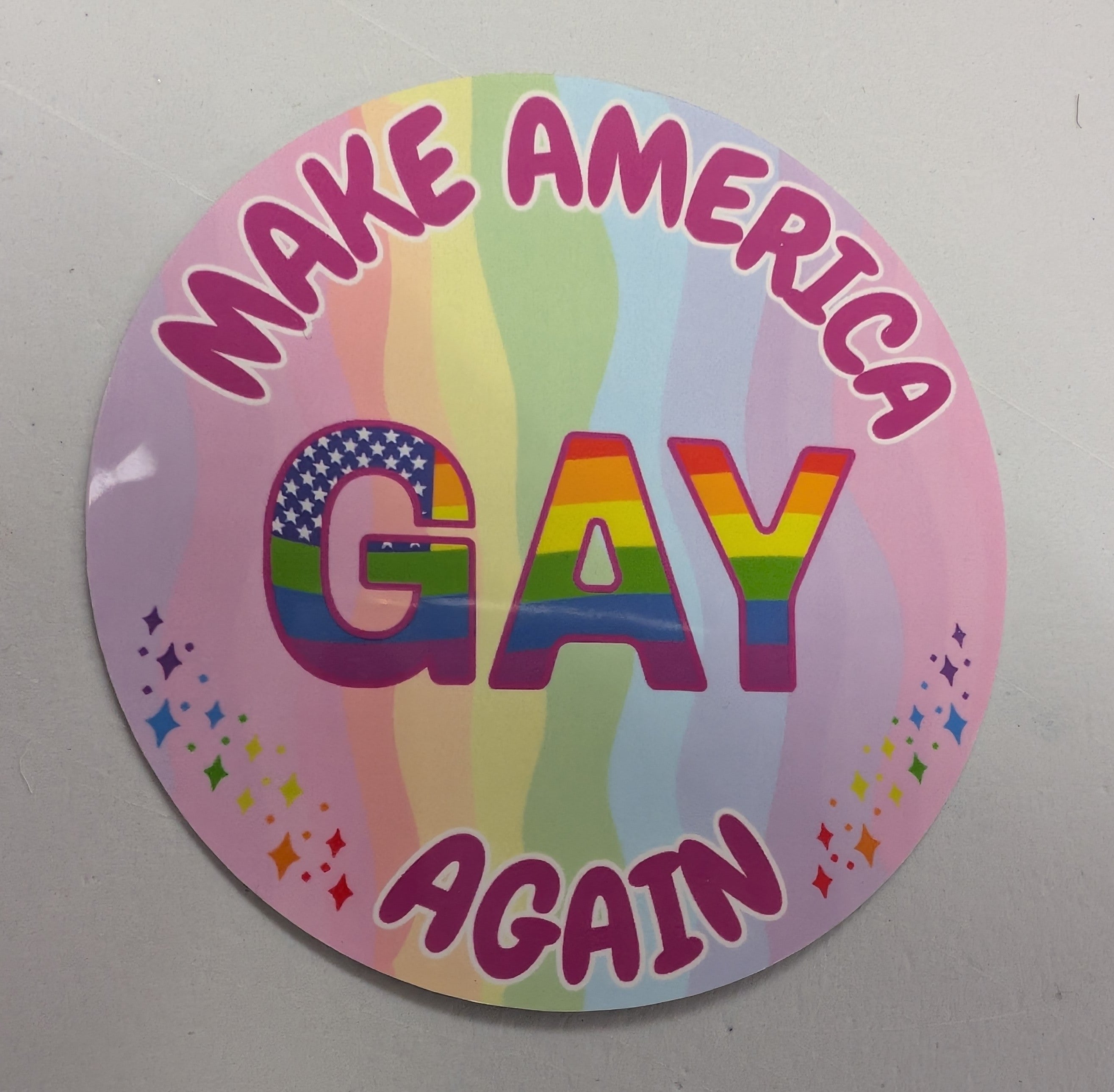 Make America Gay Again sticker – Queerlective